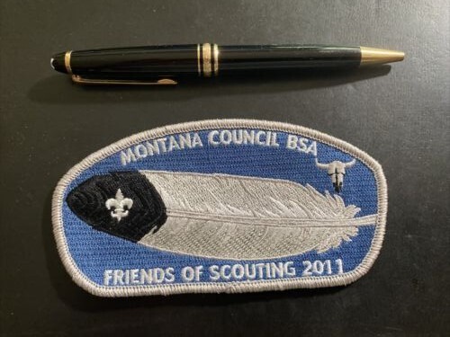 Montana Council Boy Scouts CSP FOS Eagle Feather 2011 patch Border ...