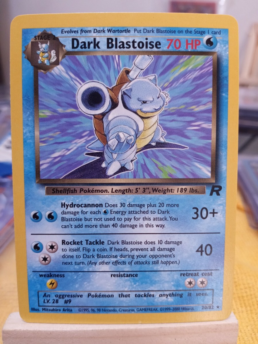 Dark Blastoise Card