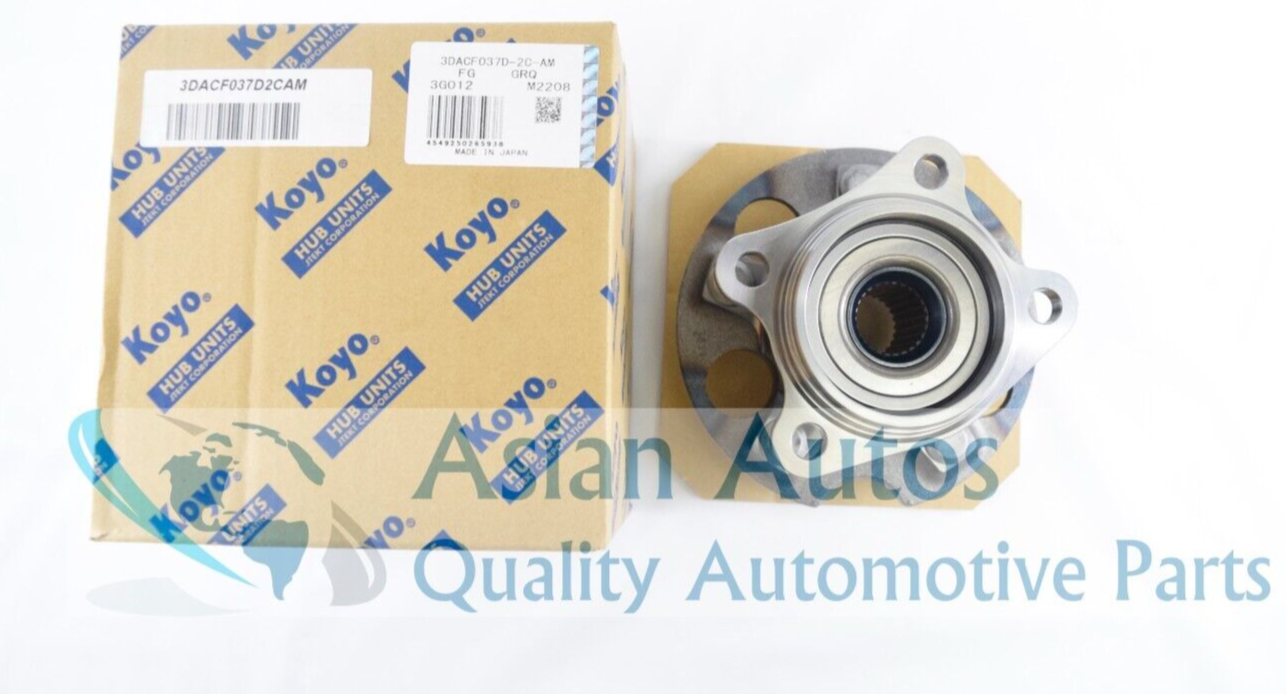 Koyo Rear Hub & Bearing Assy 424100E050 For Toyota Venza 09-15 (Made in ...