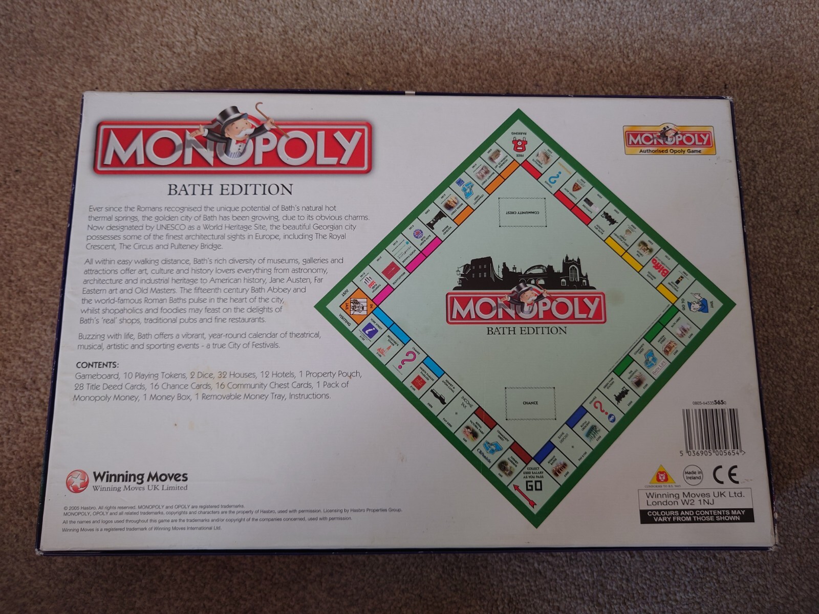 Monopoly Bath Edition Board Game & Hasbro 2013 for sale online | eBay