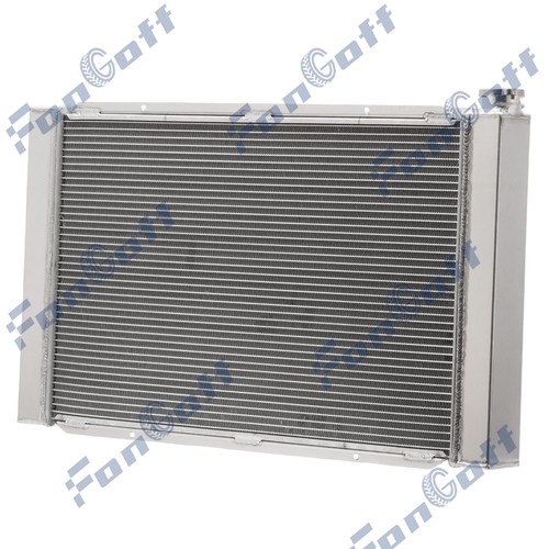 4 Row Aluminum Radiator+Shroud Fan For Chevy SBC 350 Double Pass 31" x ...