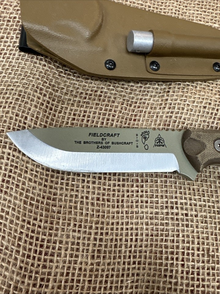 TOPS FIELDCRAFT BROTHERS OF BUSHCRAFT KNIFE | eBay