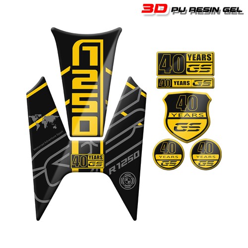 For 2019--2023 BMW R1250GS ADV GS 40 Years Fuel Tank Protector Pad ...