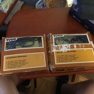 tyco 1 amp electric power pack Ho Scale Lot Of 2 Used Vintage Train ...