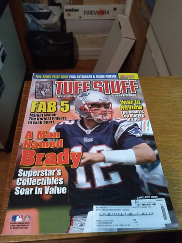 January 2008 Tuff Stuff Magazine Future NFL HOFer Tom Brady | eBay