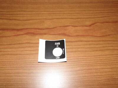 FAN, Hi/Off/Low - Aircraft Decal | eBay