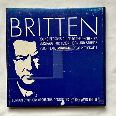 BRITTEN Young Persons Guide To The Orchestra 1964 7" Reel Tape LCL ...