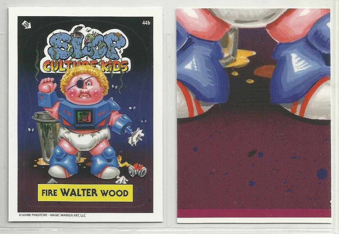 Slop Culture Kids 1 (Magic Marker) GPK "Parody Sticker" #44b FIRE ...