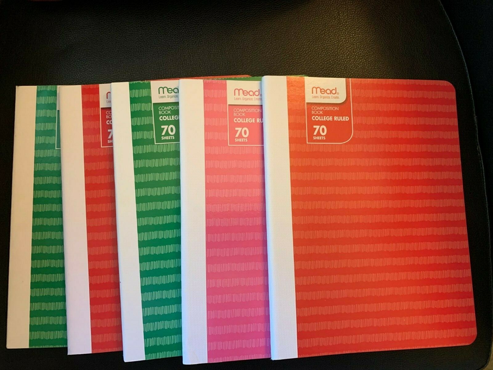 Mead Five Star Composition Book 70 Sheets 5 Pack College Rule Random ...