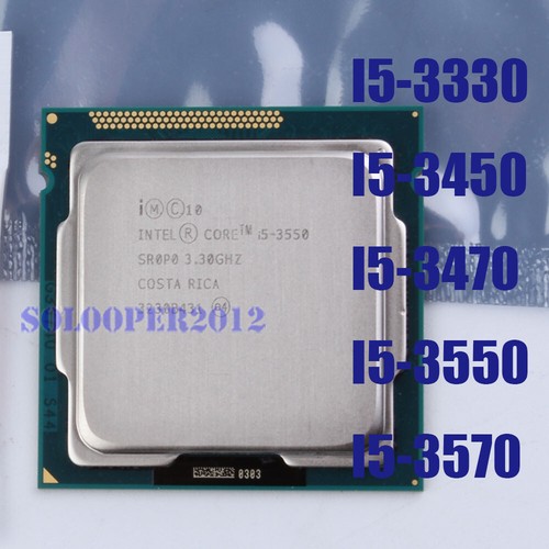 Intel i5-3330 i5-3450 i5-3470 i5-3550 i5-3570 LGA 1155 CPU Processor | eBay