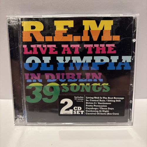 R.E.M.-Live At The OLympia In Dublin 2CD Set 39 Songs w/Hype Sticker ...