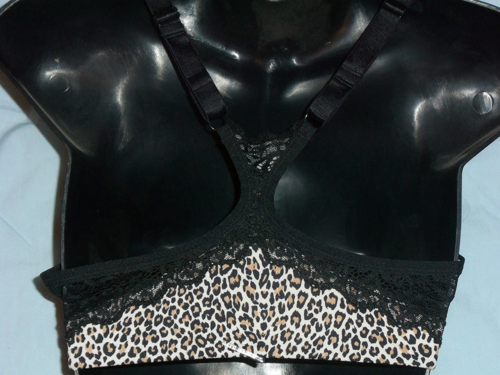 1 NEW/ w TAGS LUNAIRE WHIMSY Style #26411 Leopard Print T-Back Plunge ...