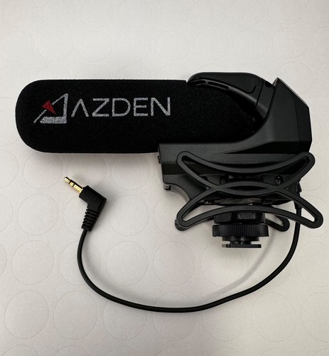 Azden SMX-15 Powered Shotgun Video Microphone with windshield | eBay
