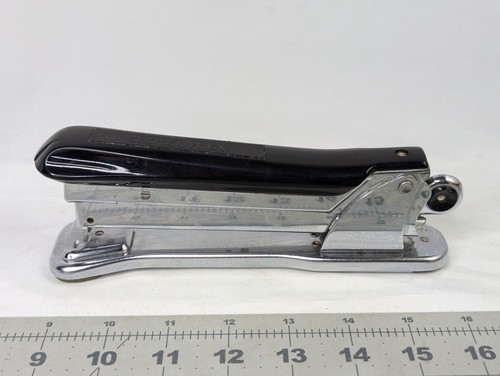 Ace Liner Model 502 Stapler Black Chrome Made In USA | eBay