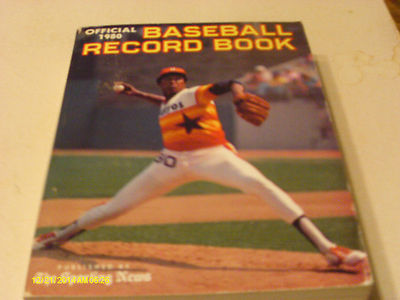 Sporting News Baseball Record Book 1980 Edition J R Richard | eBay