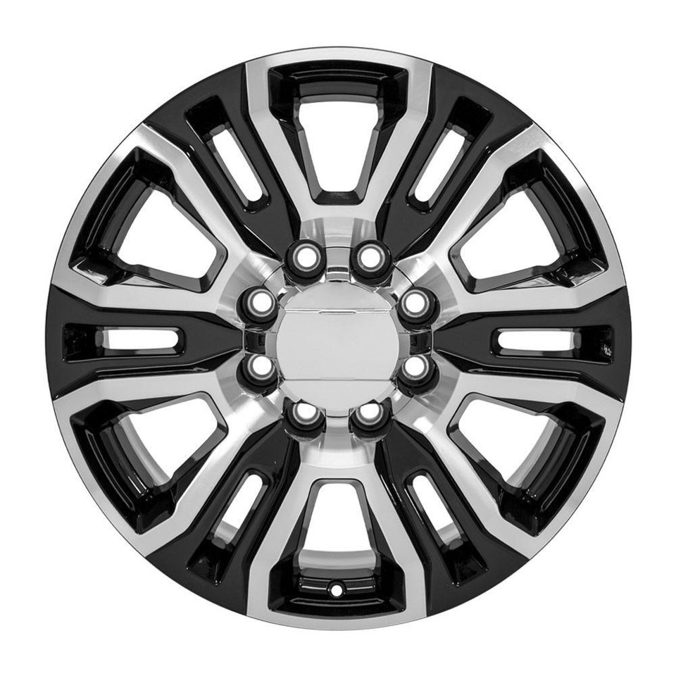 20 Replica Wheel fits GMC Sierra 2500 3500 HD Denali - CV70B Black Mac ...