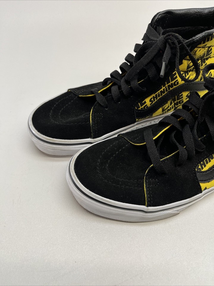 Vans Yellow & Black The Shining Horror Movie Room 237 Redrum Sk8-Hi ...