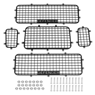 Metal Window Mesh Protective Net for 1/10 RC Crawler Car Traxxas TRX4 ...