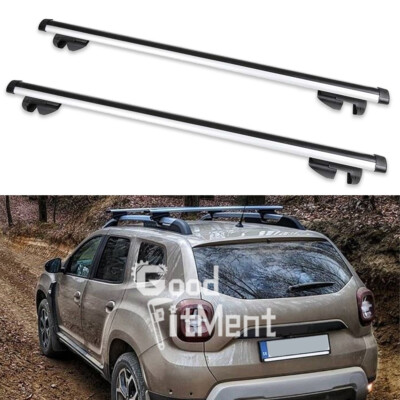 Aluminium Locking Roof Rack Cross Bars Cargo Carrier For Dacia Duster ...