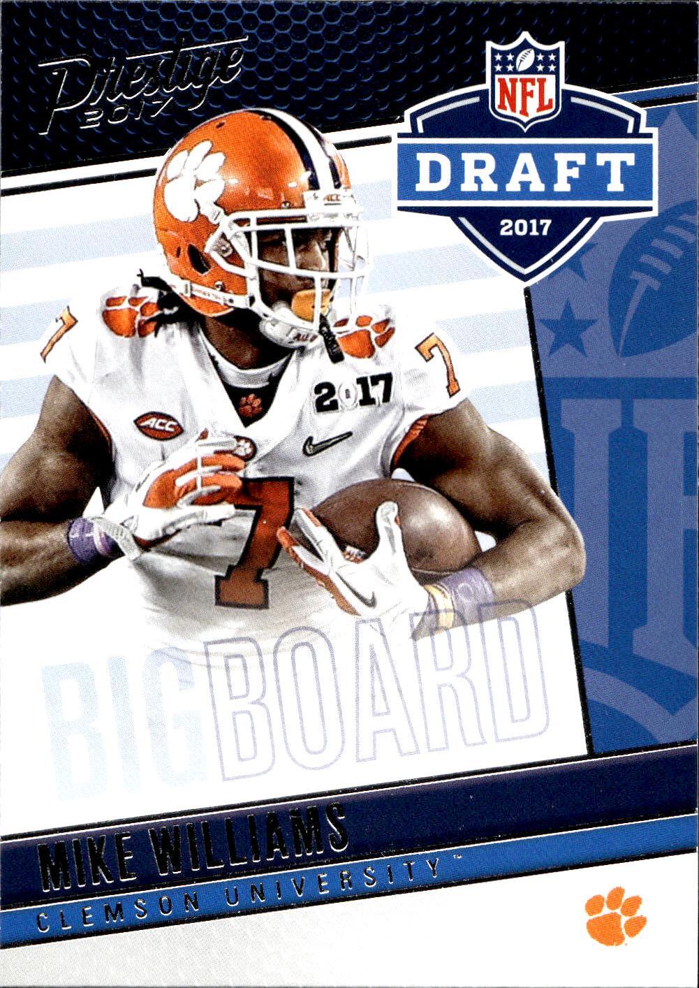 2017 Panini Prestige #16 Mike Williams Draft Big Board | eBay