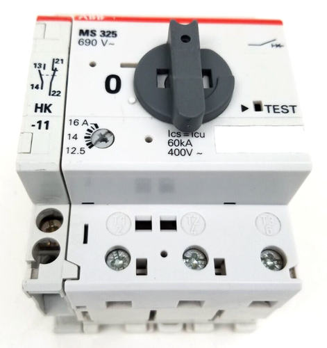 MS 325 ABB 12.5A-16A 690V Manual Motor Starter *NEXT DAY OPTION* | eBay