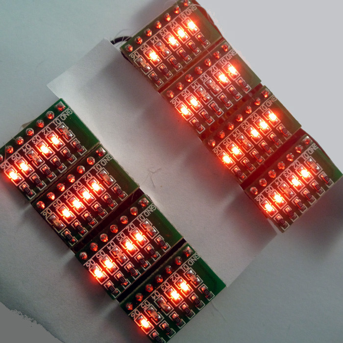 8PCS/lot Red Mini LED Board for arduiuo MEGA2560 Nano Breadboard ...