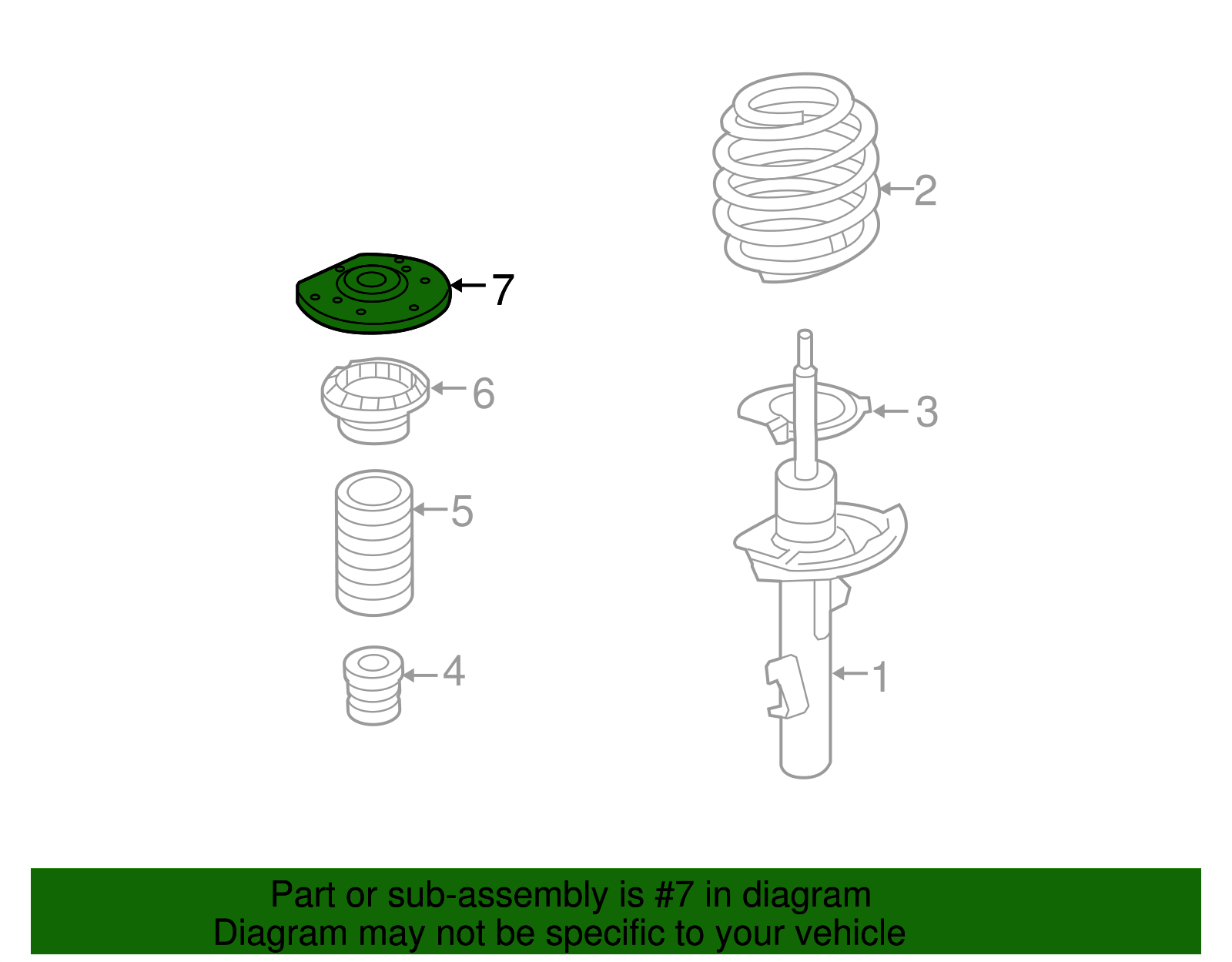 Genuine+Volvo+Strut+Mount+Spacer+31317210 for sale online | eBay
