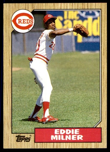 1987 Mint _ Topps Eddie Milner Cincinnati Reds #253 | eBay