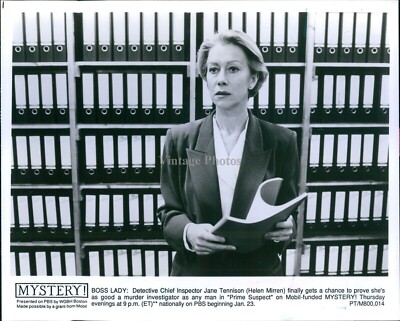 1992 Photo Actor Pbs Helen Mirren Detective Chief Inspector Prime ...