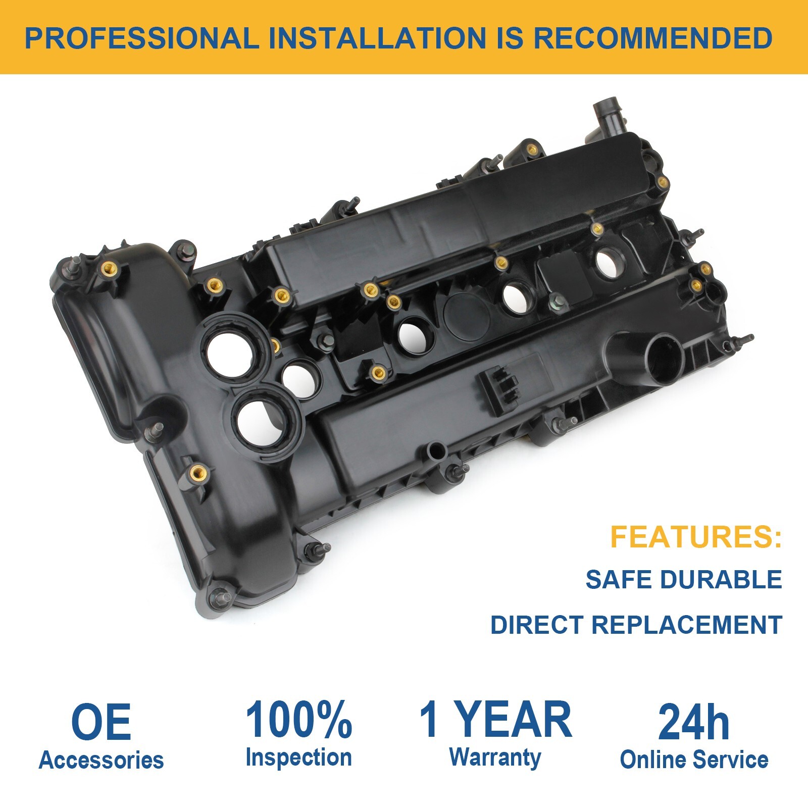 Engine Valve Cover for 12-18 Ford Focus Escape Taurus Lincoln MKC CJ5Z ...