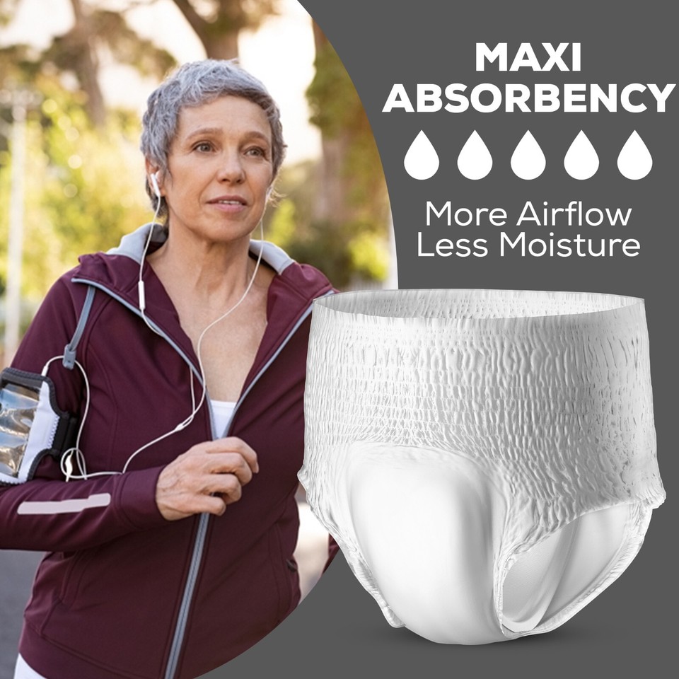 56 x Incontinence Pants Women & Men Maxi | Adult Diapers Large | Pull ...