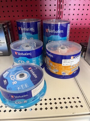 VERBATIM CDs - CD-R & DVD-R - NEW SEALED | eBay