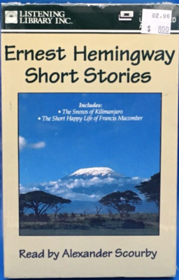 ERNEST HEMINGWAY SHORT STORIES Cassette Audiobook NEW Fast Free ...