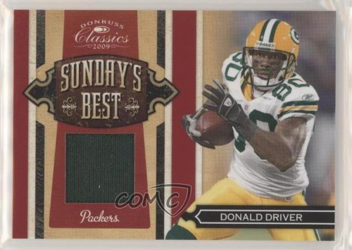 2009 Donruss Classics Sunday's Best Jerseys 36/299 Donald Driver #15 | eBay