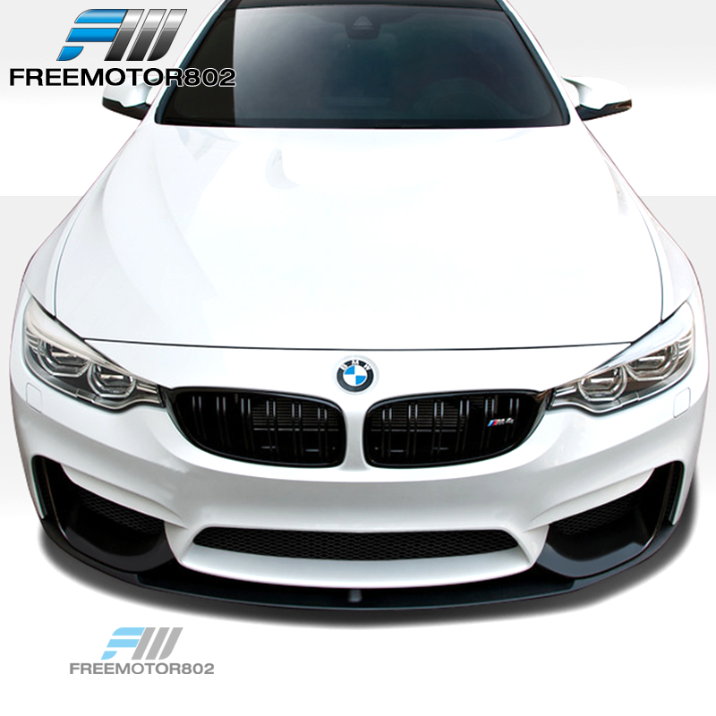 Fits 15-20 BMW F80 M3 F82 M4 P Style Front Bumper Lip Splitter | eBay