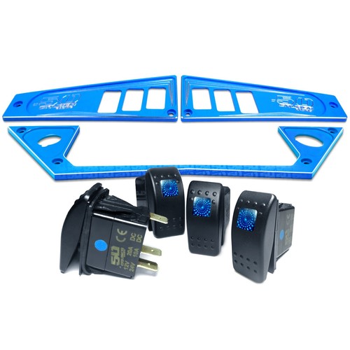 6 Switch Ride Command Dash Panel Includes Center Panel & 4 Stock ...