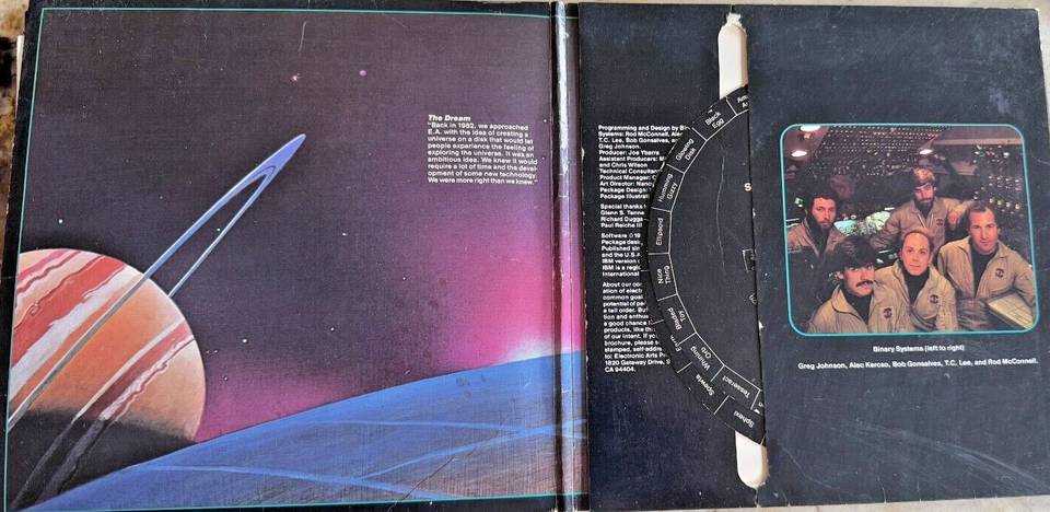 STARFLIGHT Computer Game IBM PC Binary Systems 1986 Complete Box ...