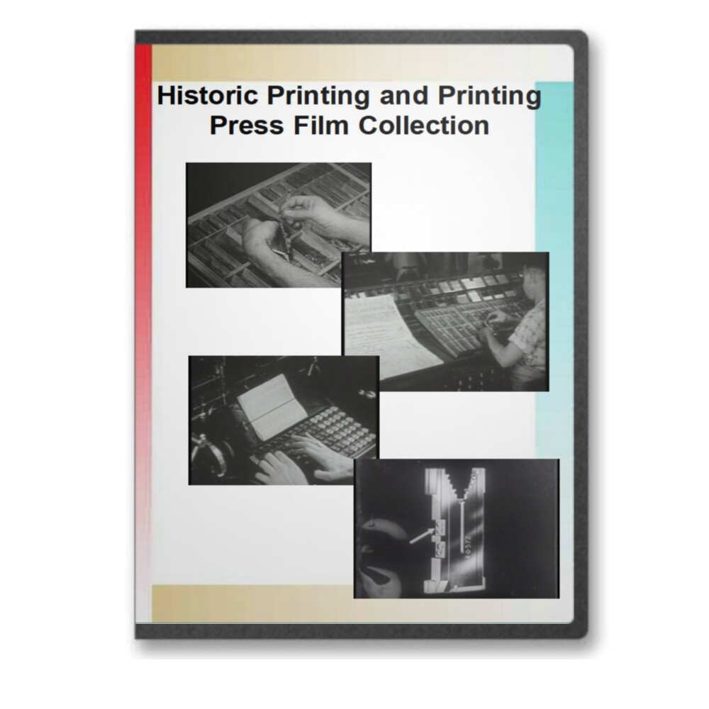 Antique Printing, Printing Press, Linotype, Typesetting Film Collection ...
