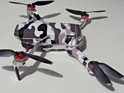 DJI mini 2 wrap, skin. New 2024 designs out now. Camouflage. Black,grey ...