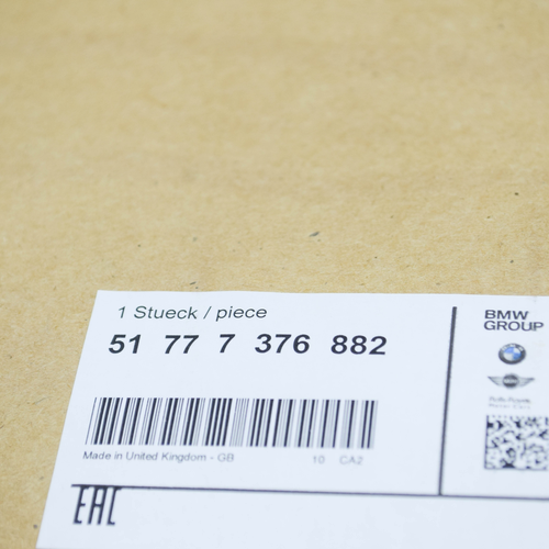 2015-2018 MINI COOPER F55 Rear Right Wheel Arch Cover 51777376882 ...