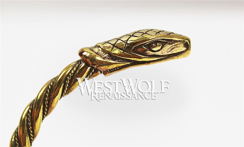 Viking Snake Bracelet/Torc/Torque --- Norse/Medieval/Jewelry/Skyrim ...