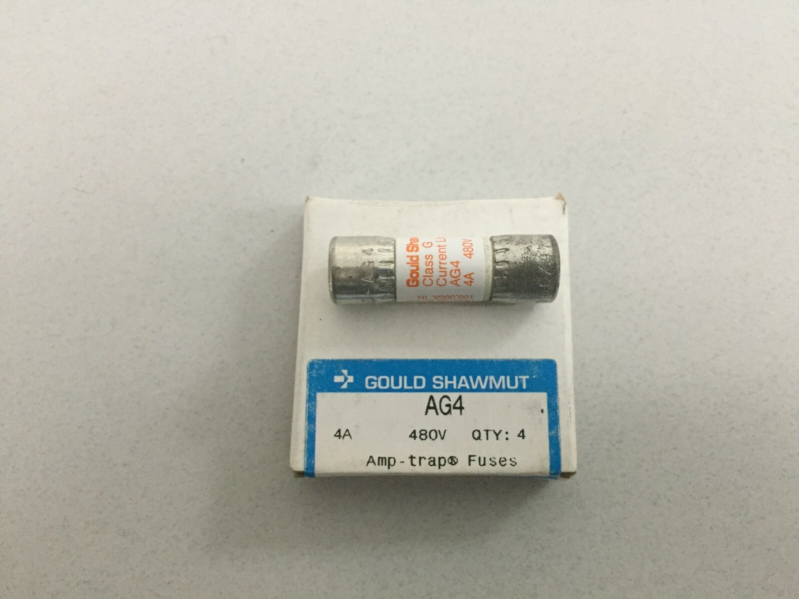 GOULD SHAWMUT AG4 4 AMP 480 VOLT FUSES BOX OF 4 | eBay