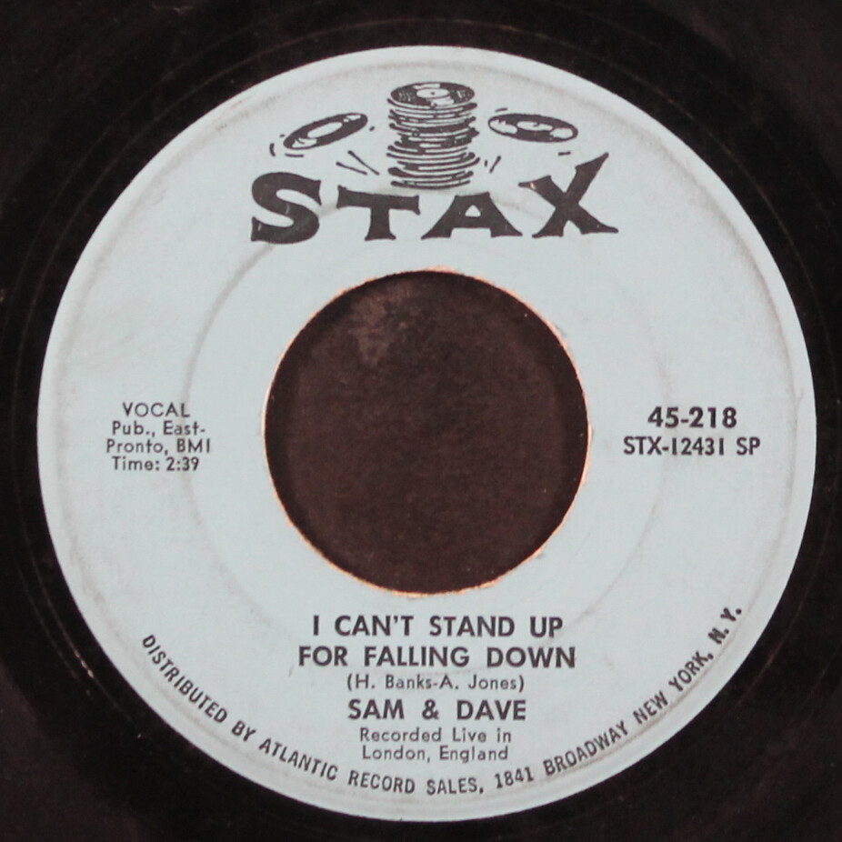 SAM & DAVE: soothe me / i can't stand up for falling down STAX 7 ...
