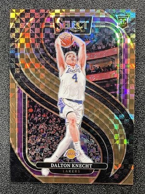 2024-25 Panini Select Dalton Knecht #186 Premier Level Bronze Checker ...