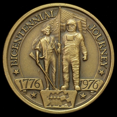 1976 US Bicentennial Journey American Freedom Train M. Jovine Medal ...