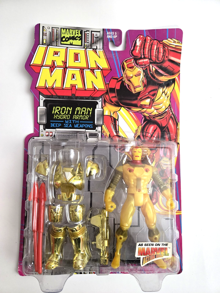 Iron Man Figures: Iron Man Hydro Armor & Spider-Women, 1990s Marvel/Toy ...