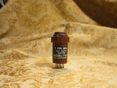 Vintage POMONA TVS-7 TUBE SOCKET TEST ADAPTER 7 Pin Socket Saver ...