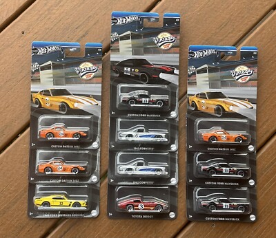 2024 Hot Wheels Vintage Racing Series B - LOT OF 10 | eBay