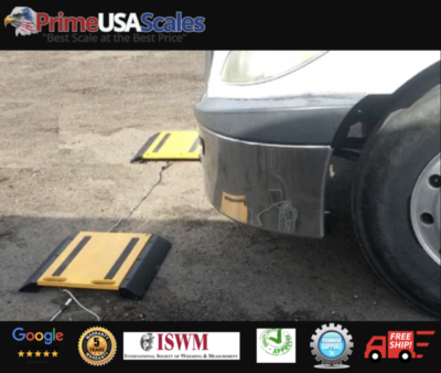 Optima OP-928 Axle Scale Portable Wheel Weigher Truck Scale 2 Pads ...