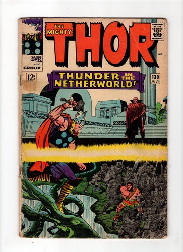 The Mighty Thor #130 (1966, Marvel Comics) Low Grade | eBay